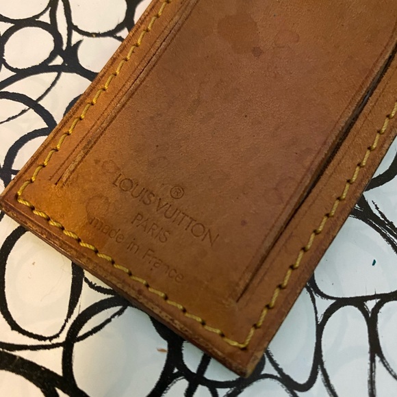 Louis Vuitton | Accessories | Louis Vuitton Name Tag | Poshmark
